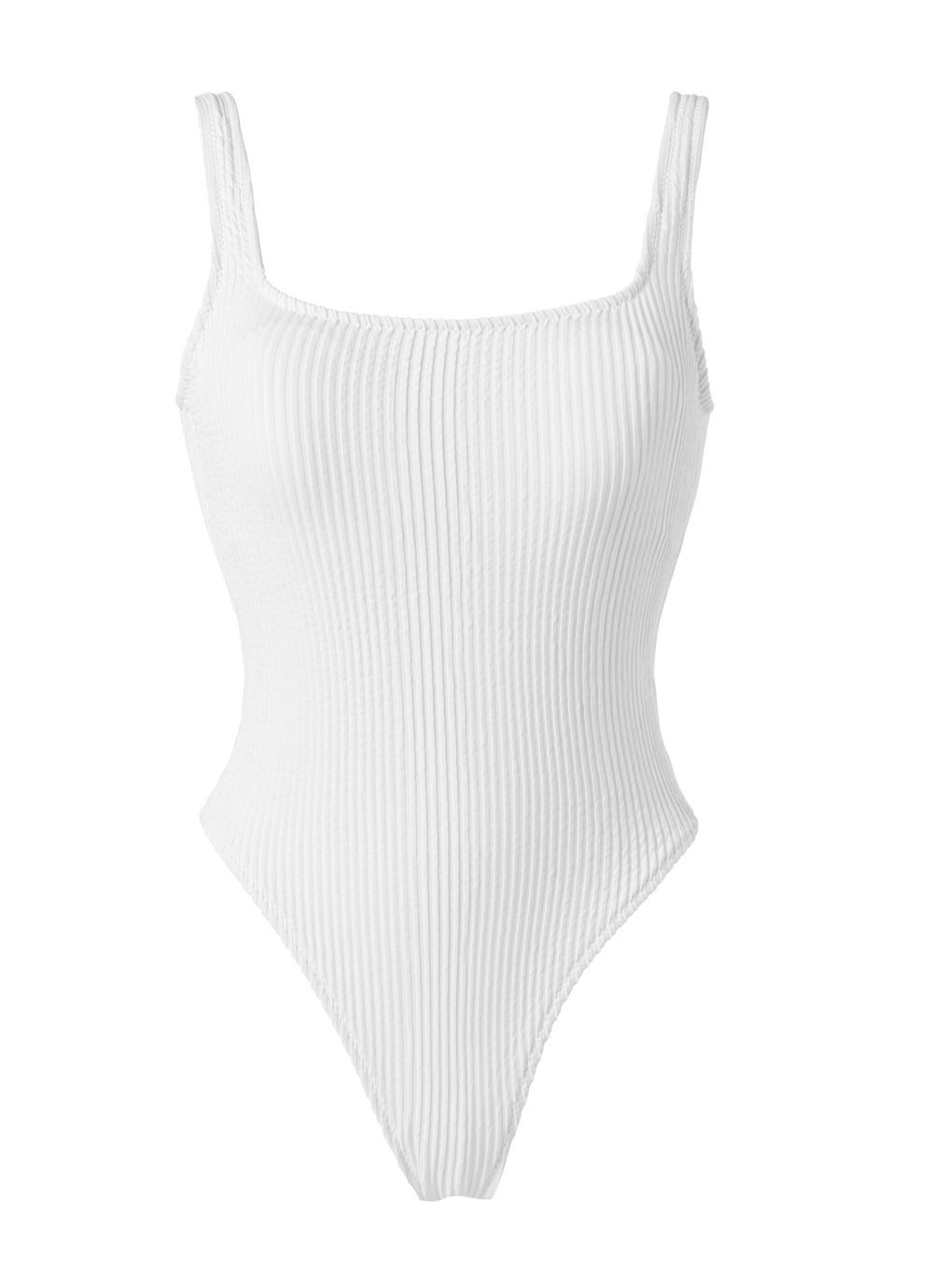 Josie Over The Shoulder One-piece Curly White – APOELLA