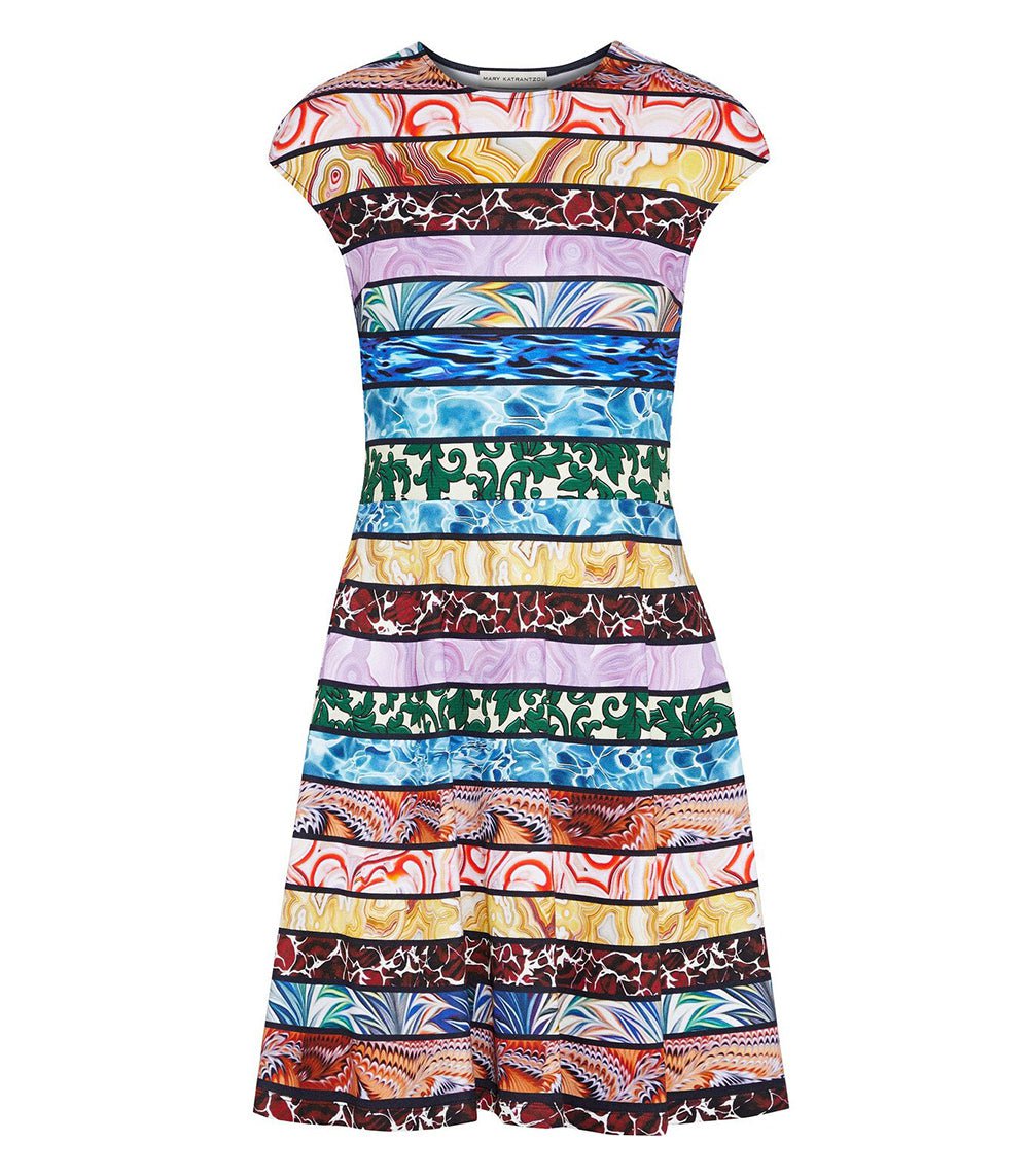 Pinto Dress Ripple Stripes - Mary Katrantzou | Apoella – APOELLA